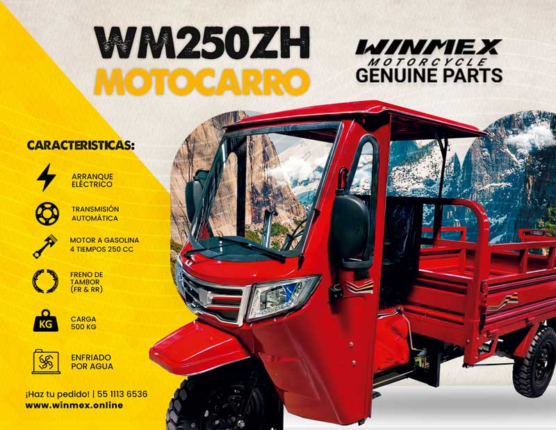 MOTOCARRO WM250ZH - WINMEX México